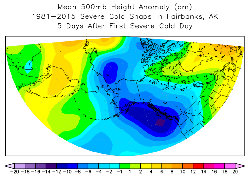 Deep Cold: Alaska Weather & Climate: Duration of Cold Spells - Part 2
