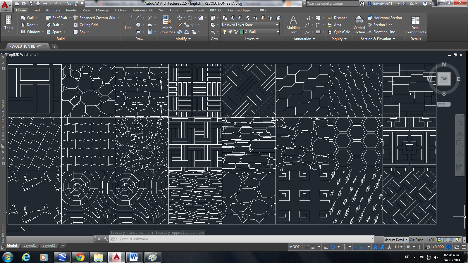 Luis MC: 451 HATCH - PAQUETE DE HATCH PARA AUTOCAD
