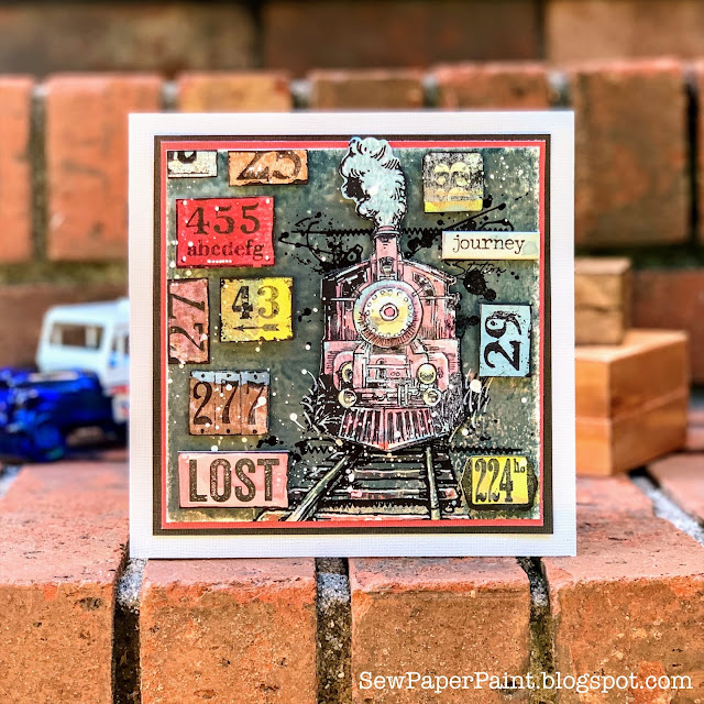 SewPaperPaint: AALL & Create Enumerated Tiles & Masculine Train Cards