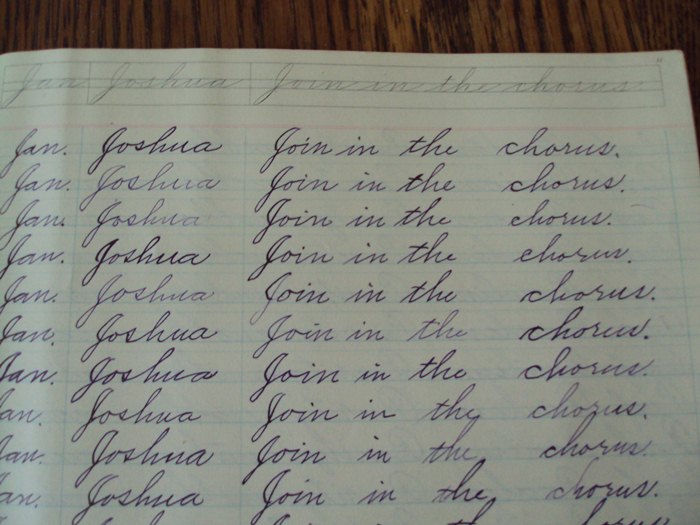 KayteeJanes House: Cursive Writing