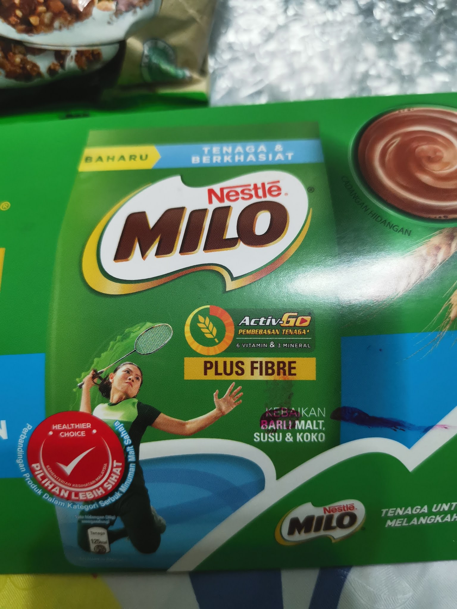 Cik Bunga a.k.a ciktim: Milo Active-Go Plus Fibre Yang Sedapp