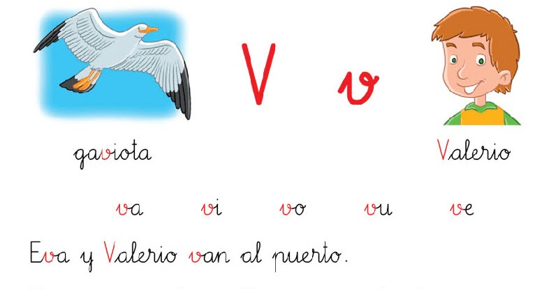 Blog de Ana Bastida : LETRA V. ACTIVIDADES DE REPASO