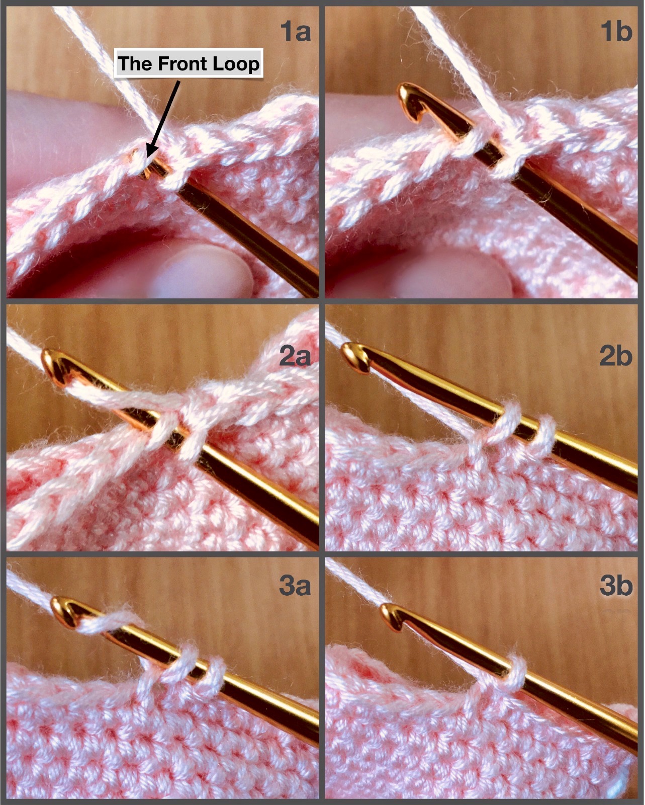 How To Crochet in "Back Loop Only (BLO)" and "Front Loop Only (FLO)"