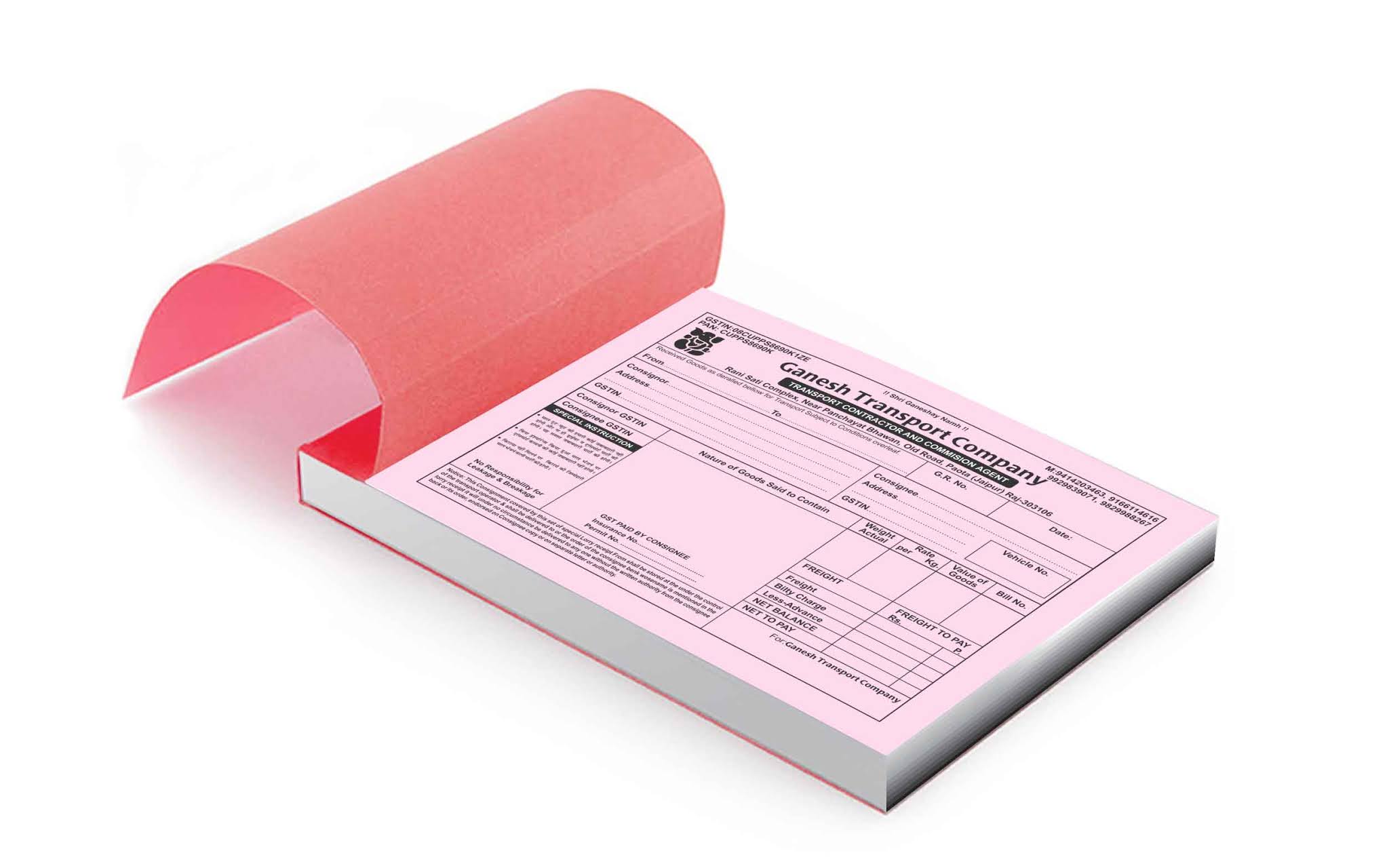 Simplify Invoicing with Transport Bill Book Format: A Comprehensive ...