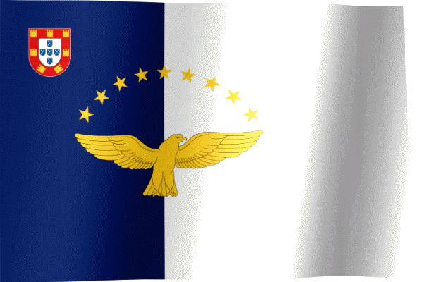 Flag of the Azores (GIF) - All Waving Flags