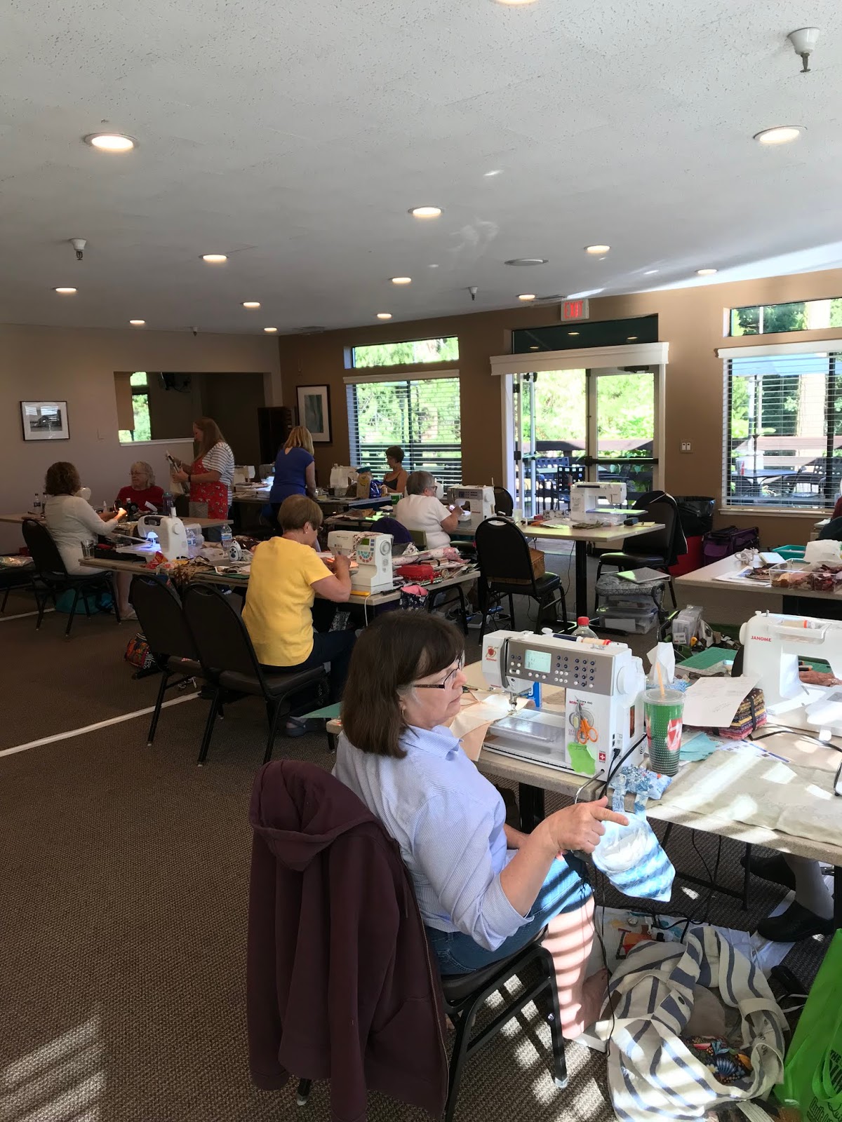 Sew'n Wild Oaks Quilting Blog: Sew'n Wild Oaks Retreat Day One