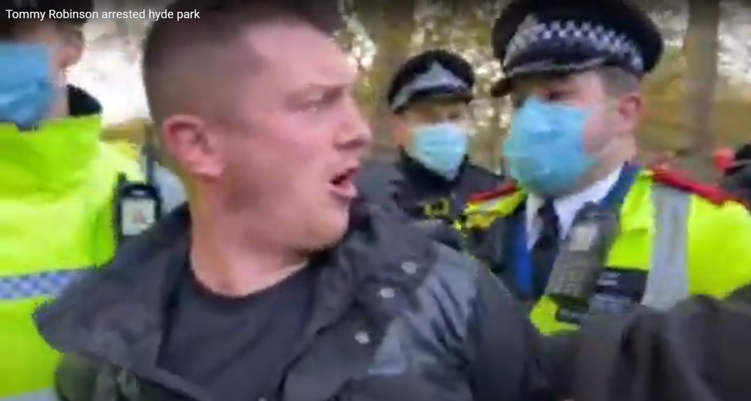 Guerrilla Democracy News Breaking News Tommy Robinson Arrested At Hyde Park