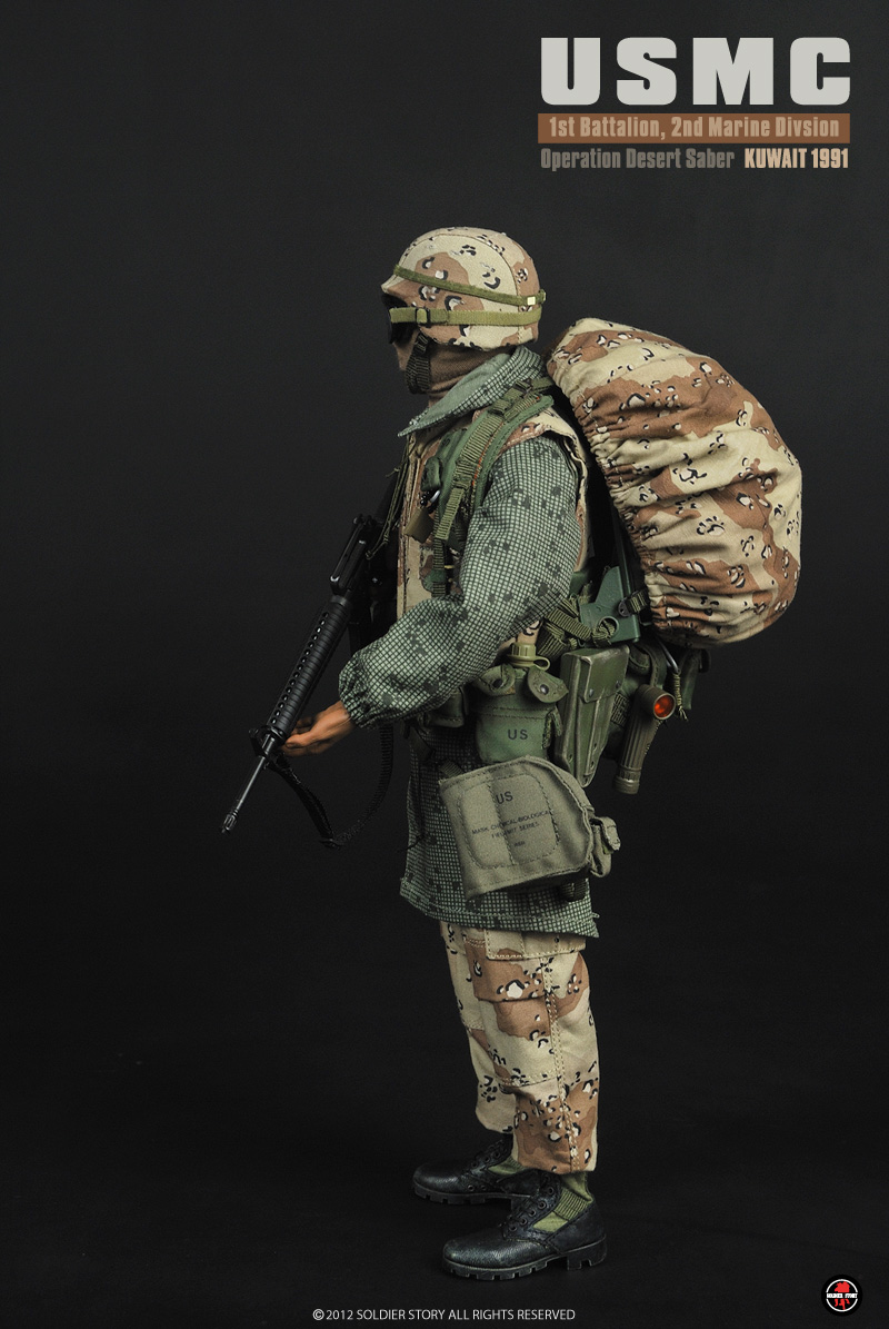 toyhaven: Preview Soldier Story 1991 Operation Desert Saber 1/6 USMC ...