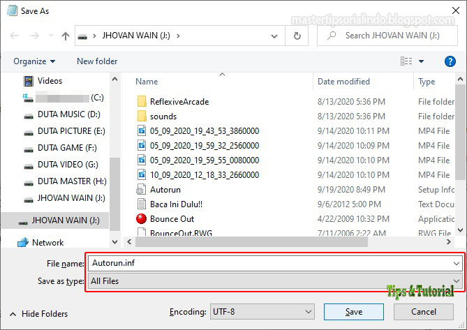 Cara Membuat File Autorun Untuk USB/DVD/CD Anda - Mastertipsorialindo