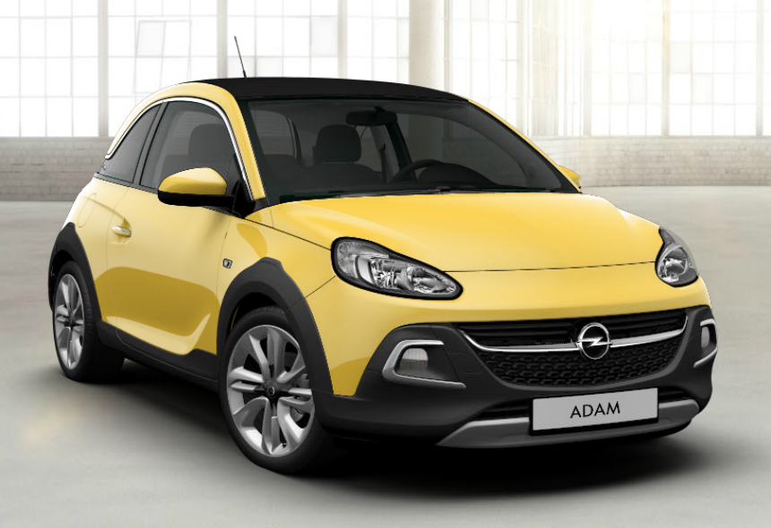 Opel Adam Rocks (2014 à 2019) - Couleurs, code peinture