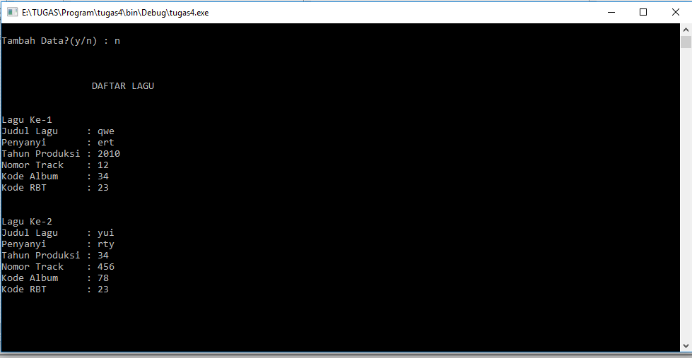 Belajar C++ Array dan Struct