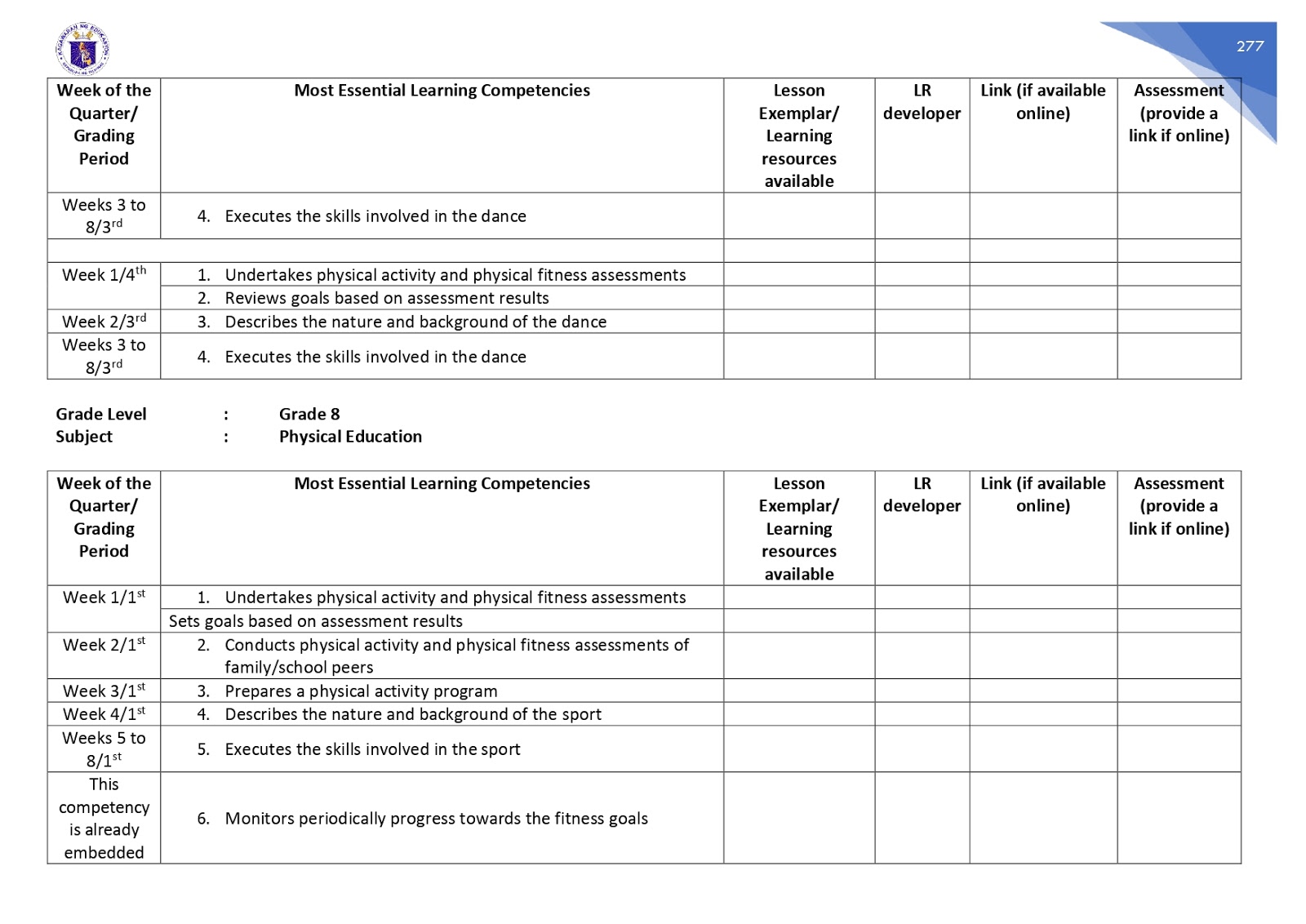 DepEd Memos, Orders & Results: Most Essential Learning Competencies in ...