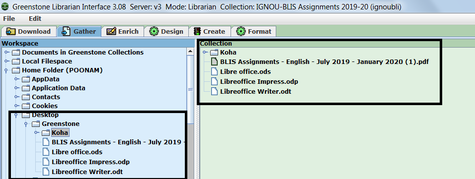 BLIE-229: ICT IN LIBRARIES PRACTICAL PART (GSDL PART)