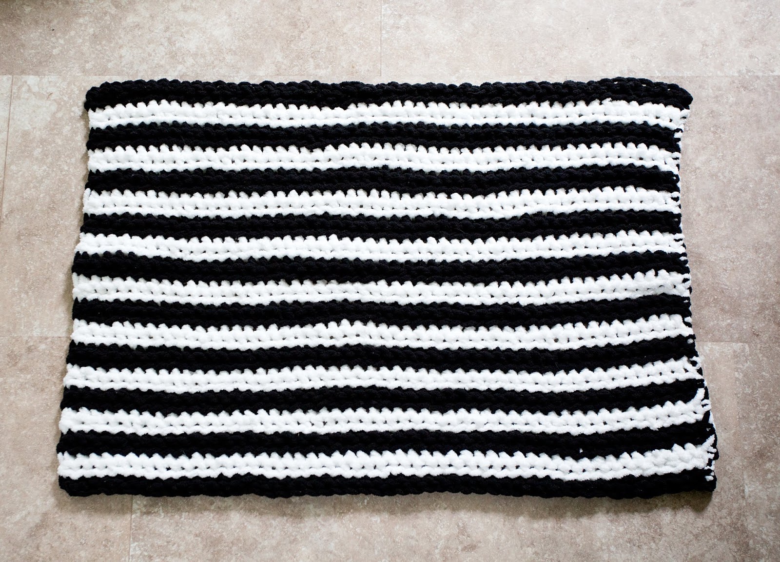 Tribal Stripes Bath Mat