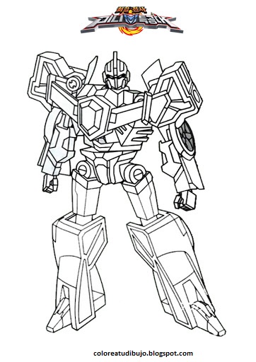 Miniforce Coloring Pages