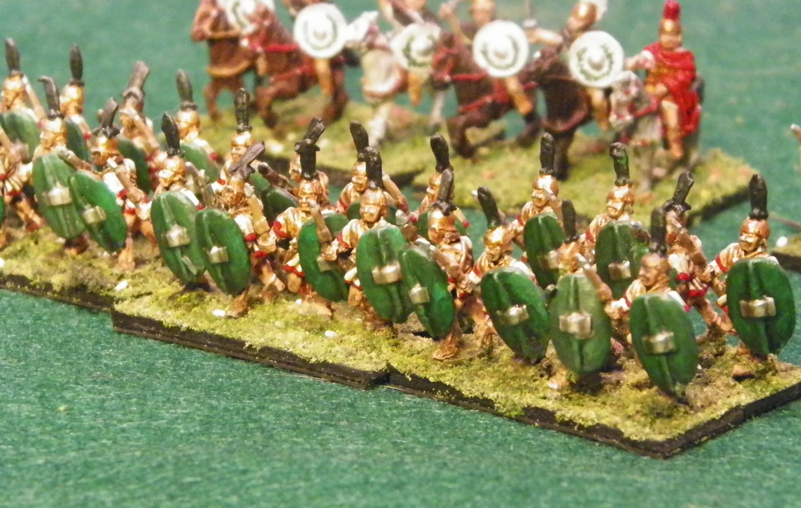 OvertheMountain Miniatures: "The Green Legion" --Polybian Romans II/33