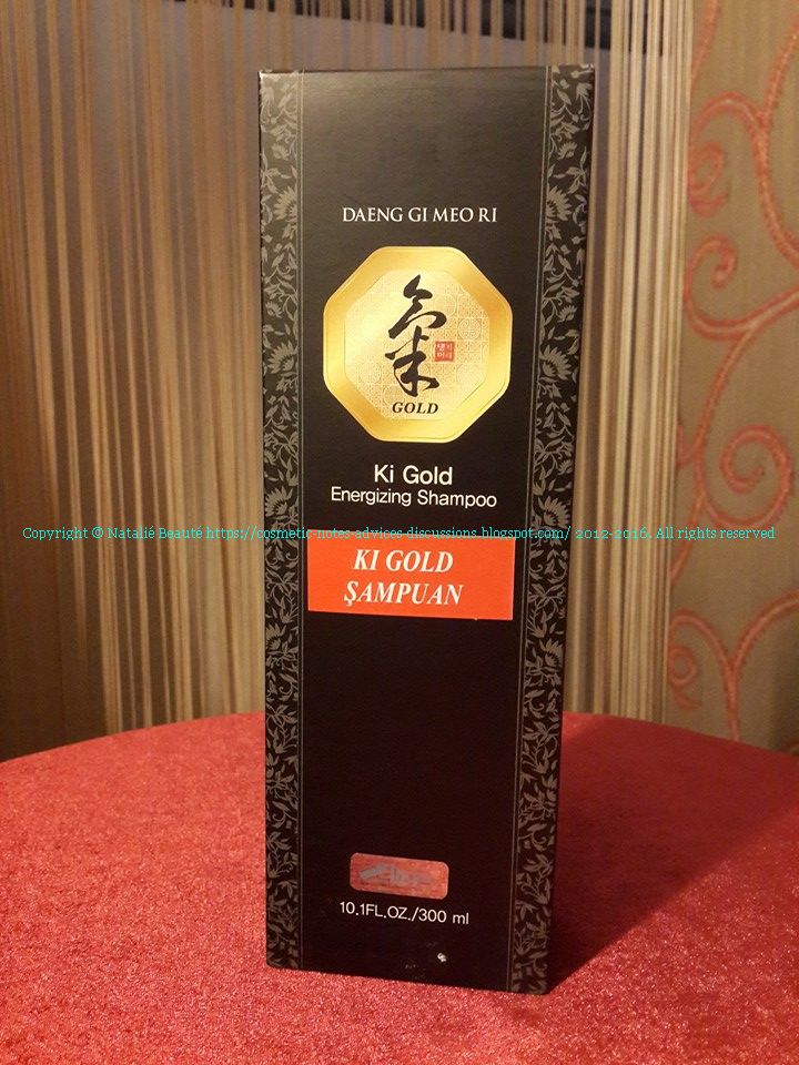 Cosmetics - notes, advices, discussions...: KI GOLD ENERGIZING SHAMPOO ...