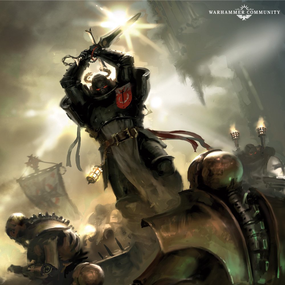 A New Black Templar Emperor's Champion Miniature - Faeit 212