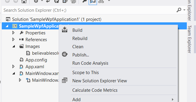 How to add an icon to a WPF application