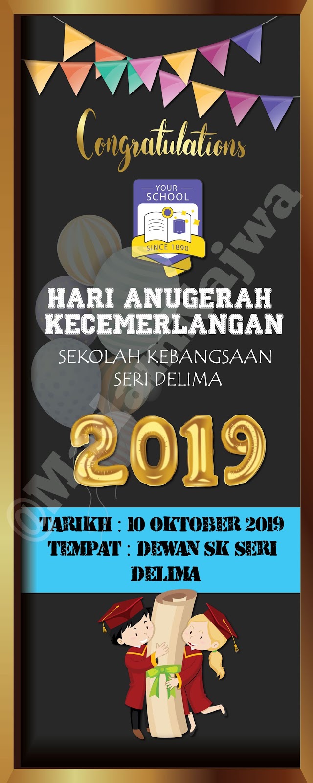 Banner dan Bunting Sekolah