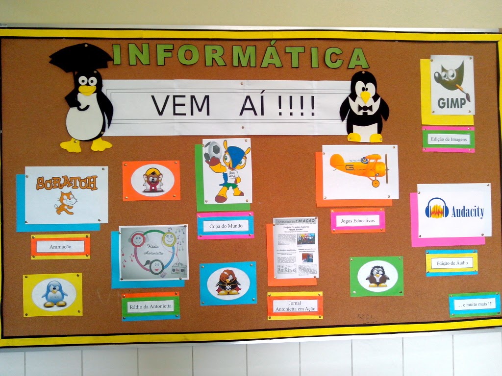 Espaço dos Implementadores de Informática: Mural do laboratório de ...