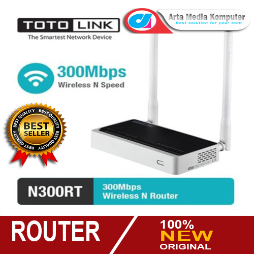 TOTOLINK N300RT Router 300Mbps Wireless 2 Antena - Komputer Pati