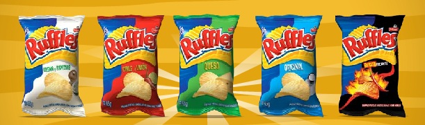 Un poco de todo: Ruffles crema y especias