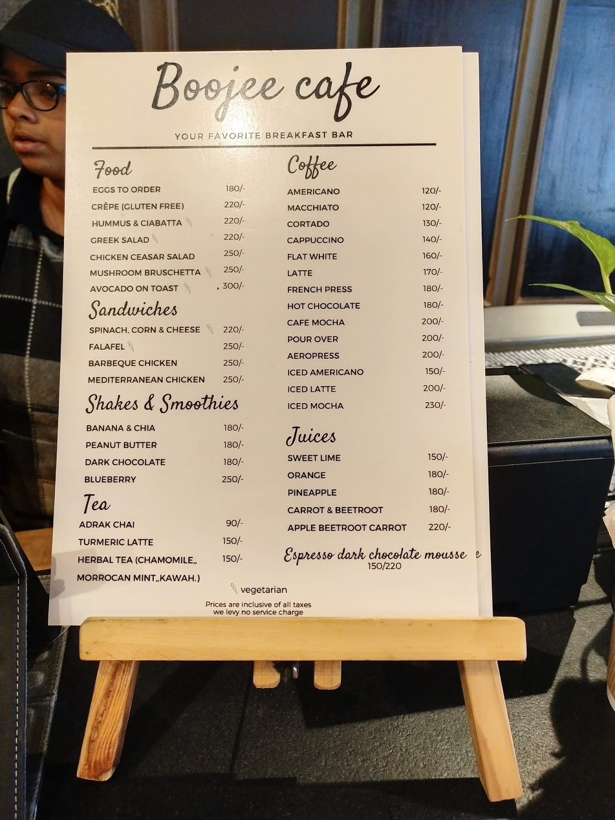 Boojee Cafe Review- A Brand New Chic Cafe at Carter Road Bandra West Mumbai