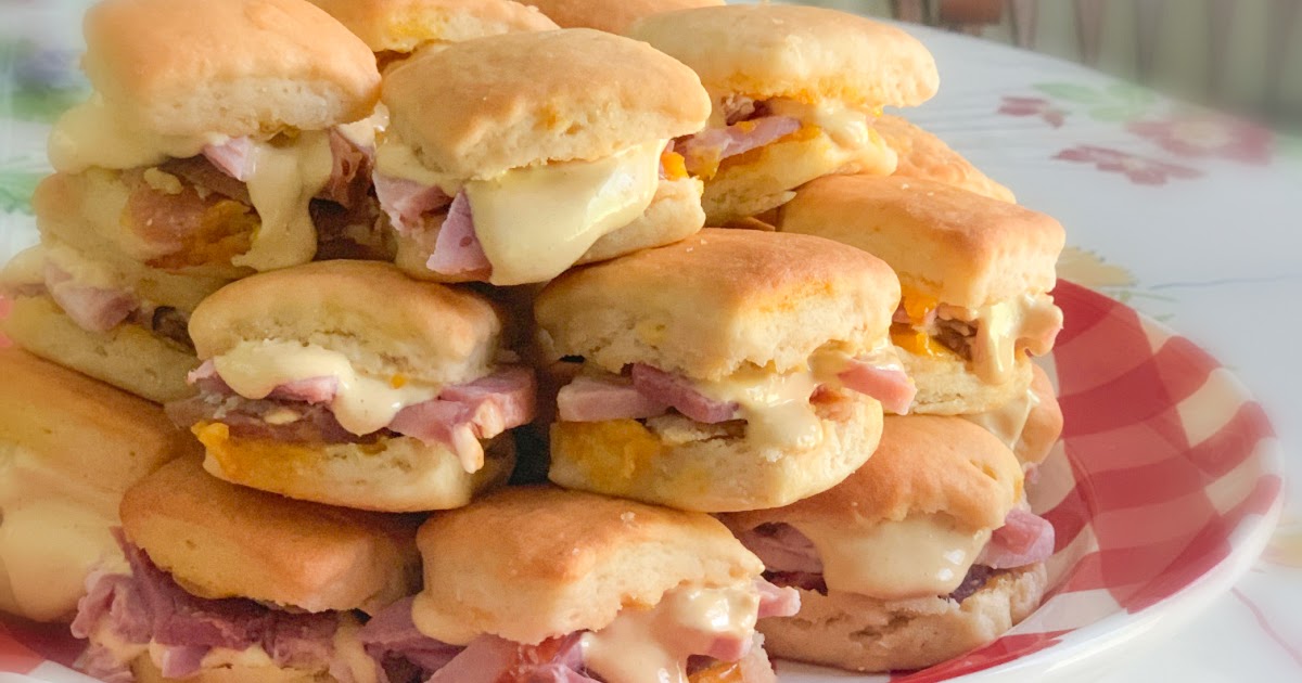 Baked Ham and Angel Biscuit Sliders