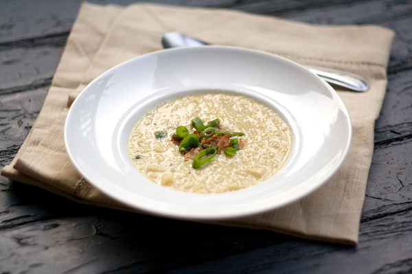 TASTY TRIX: Fresh Corn Velouté with Pancetta & Thyme for French Fridays ...