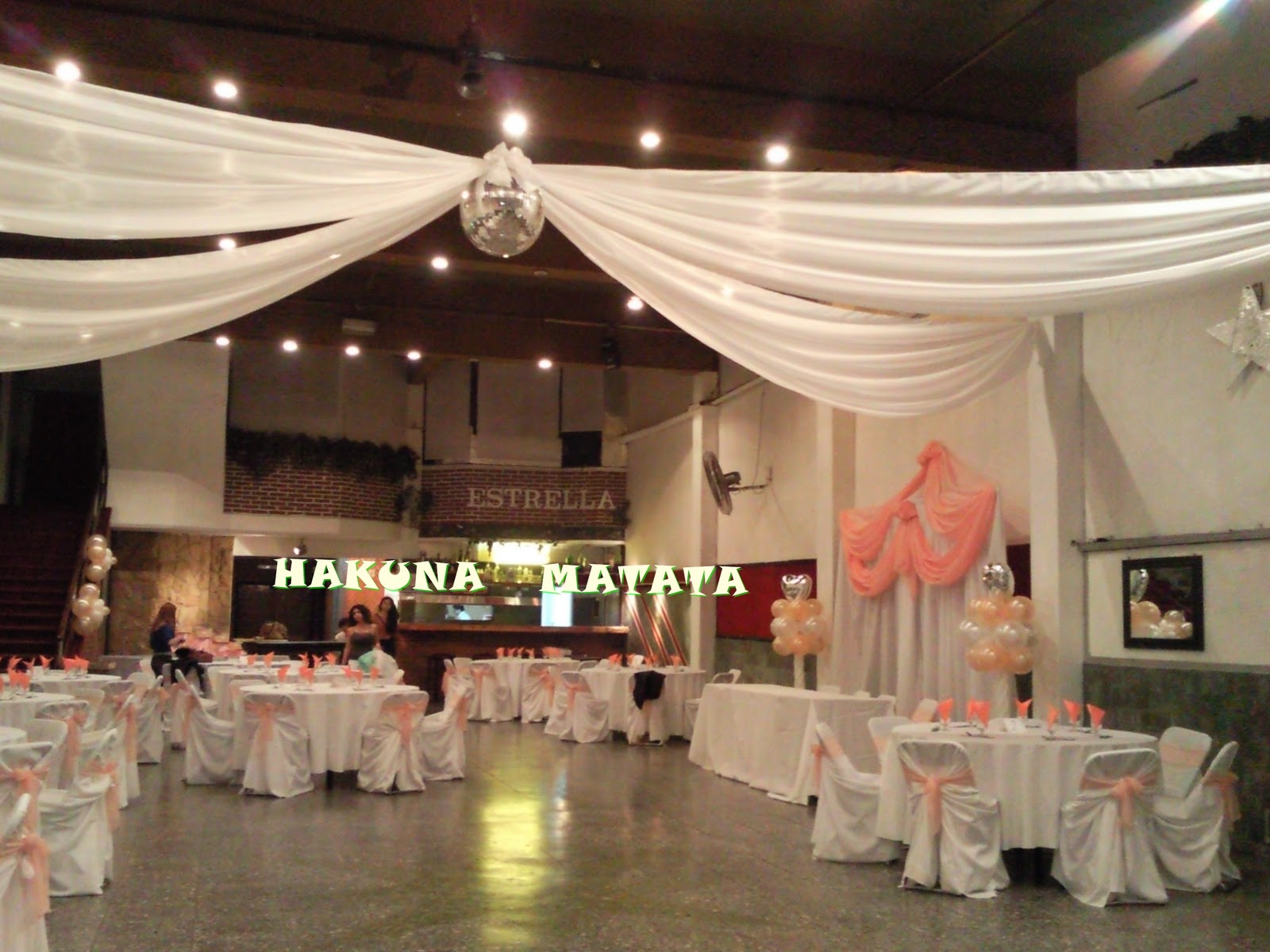 Hakuna Matata Eventos: Decoración Salón Estrella
