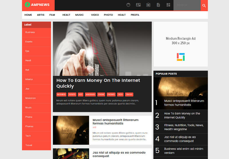 10 Best Amp template for blogger in 2021 [Free]