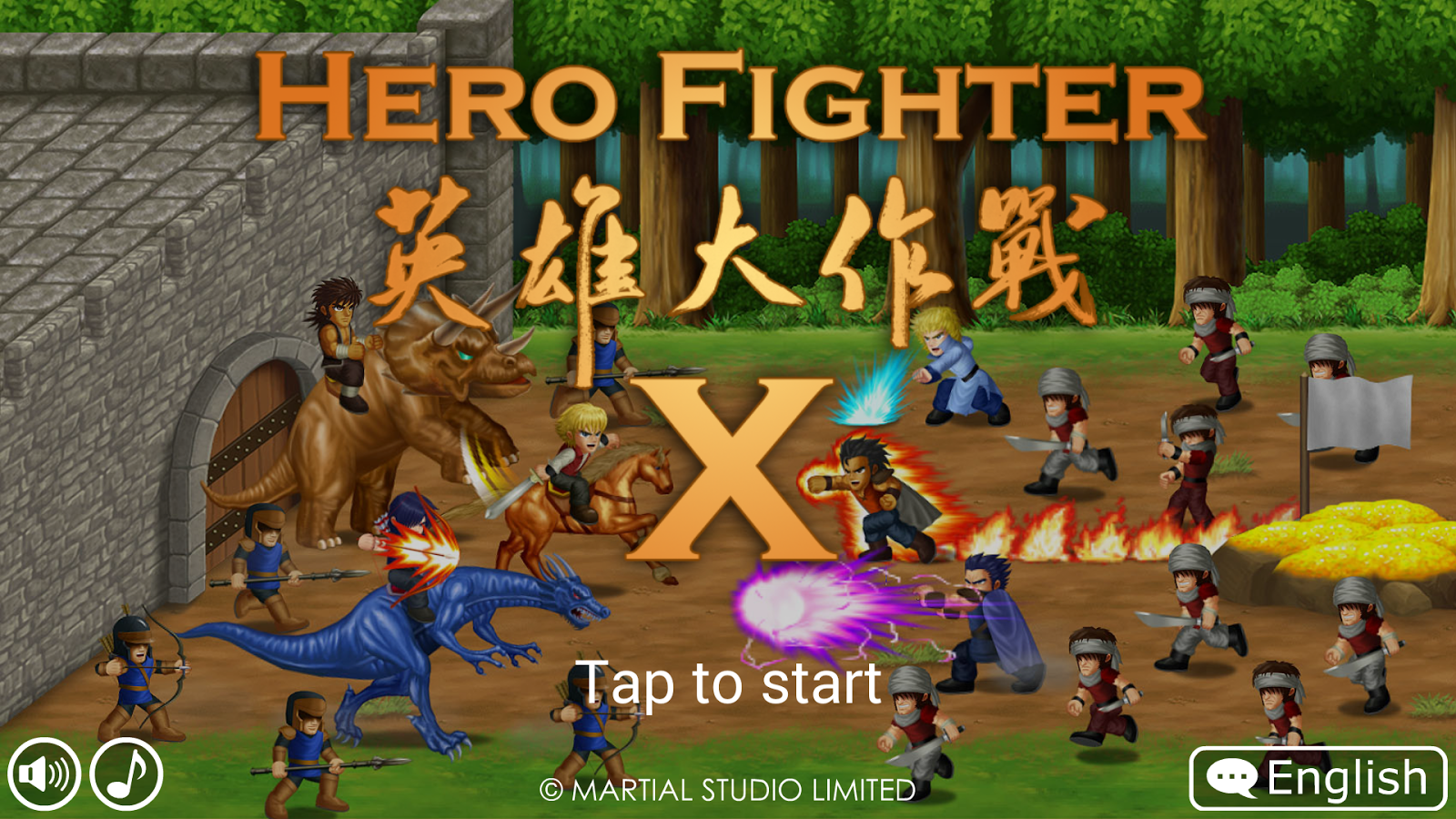 Sleepday นอนกลางวัน เขียนกลางคืน: รีวิวเกม: Hero Fighter X [Android]