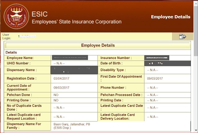 How To Check Details In ESI CARD Online