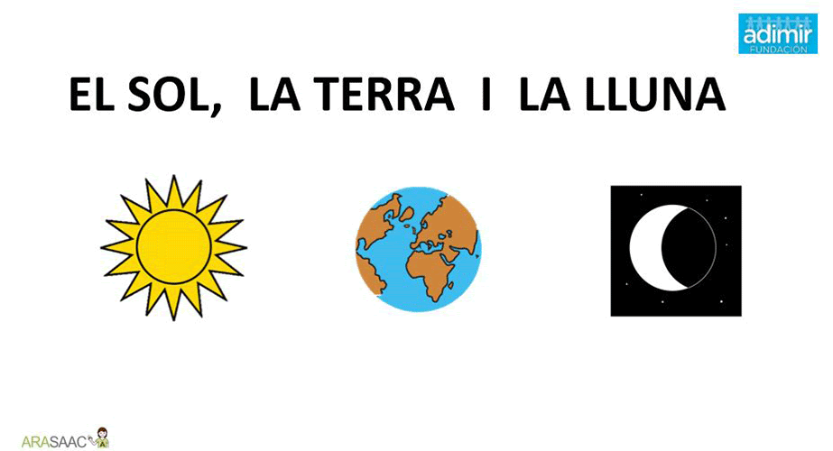 Grado primero : SOCIALES (EL SOL, LA TIEERA, LUNA)
