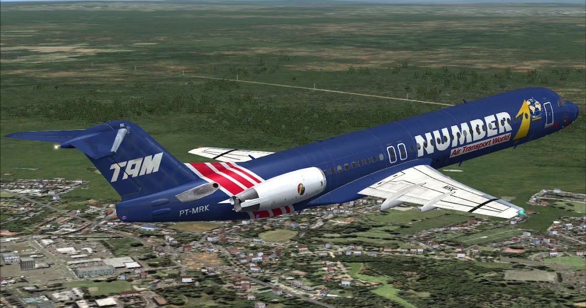 Texturas Brasileiras: TAM Linhas Aéreas PT-MRK Fokker 100