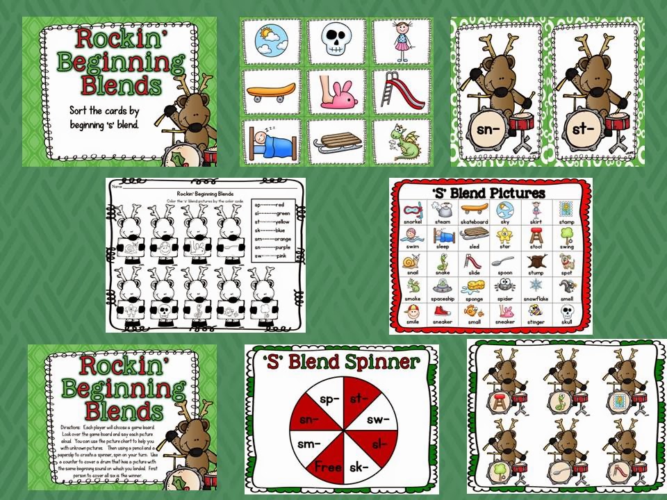 First Grade and Fabulous: Rockin' Reindeer Centers