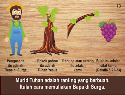 Komik Alkitab Anak: Yesus Pokok Anggur