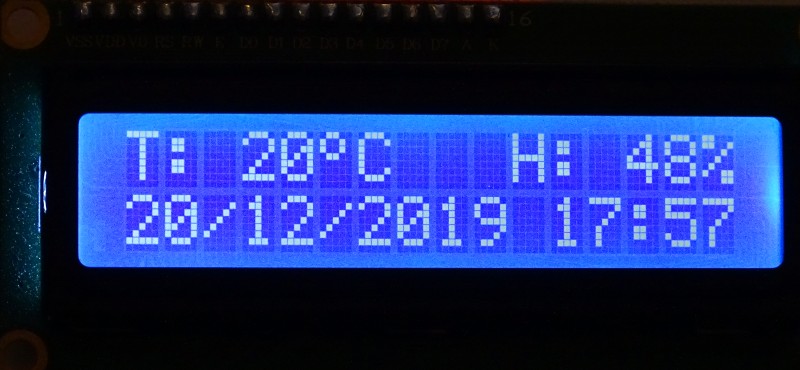 DrivelArchive: Arduino based Temperature/Humidity/Clock