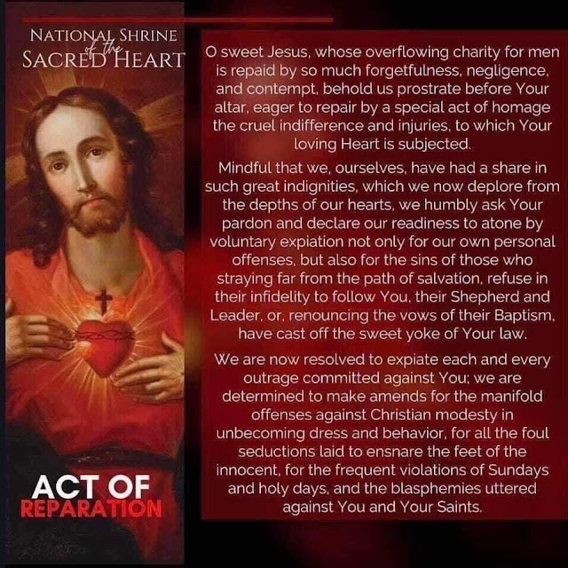 NATIONAL SHRINE OF THE SACRED HEART: ACT OF REPARARATION TO THE SACRED ...