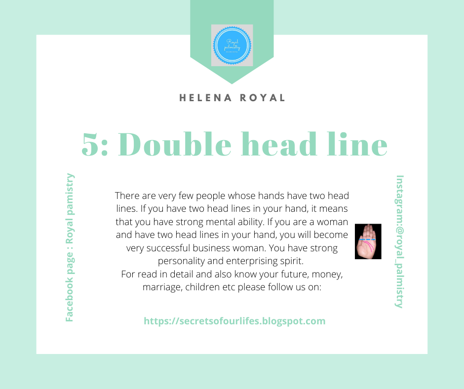 Need Two Minutes to Read 8 Types of Head Line ( Wisdom Line) in palm ...
