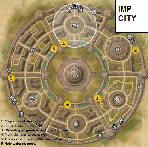 HALENBECK GAMING: Eso - Imp City Skyshard map