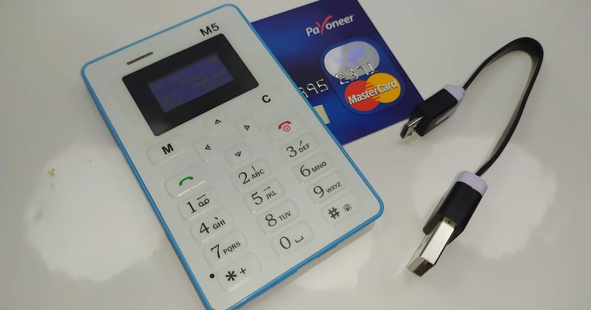 هاتف نحيف بحجم البطاقات المصرفية - Aiek M5 Card Mobile Phone Mini ...
