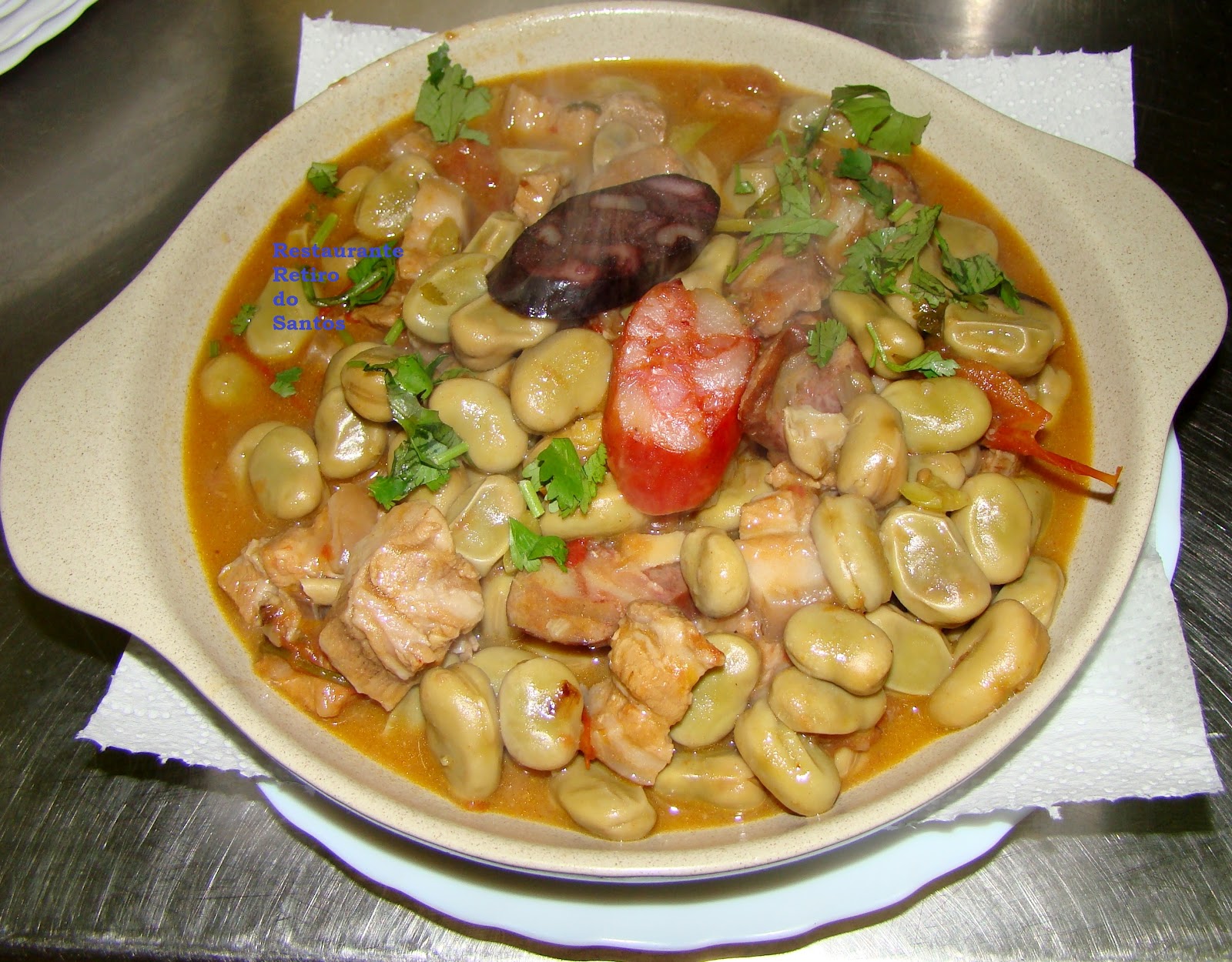 Retiro do Santos: Favas à Portuguesa