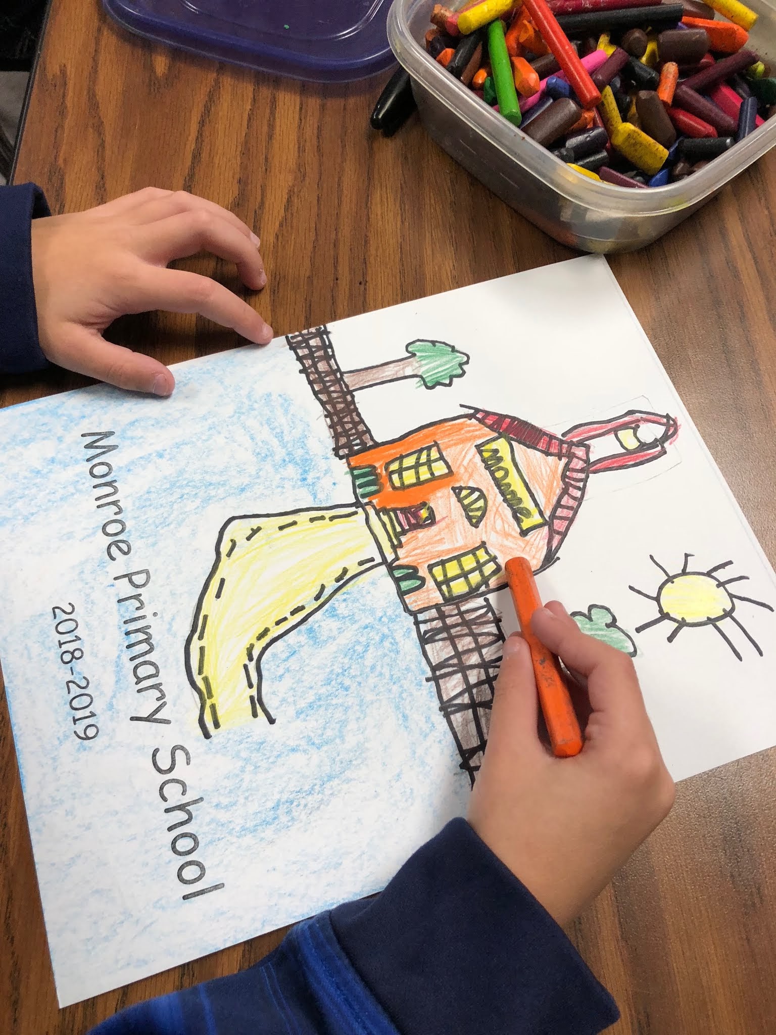 Mrs. Harris' art room: yearbook contest 1st grade art lesson