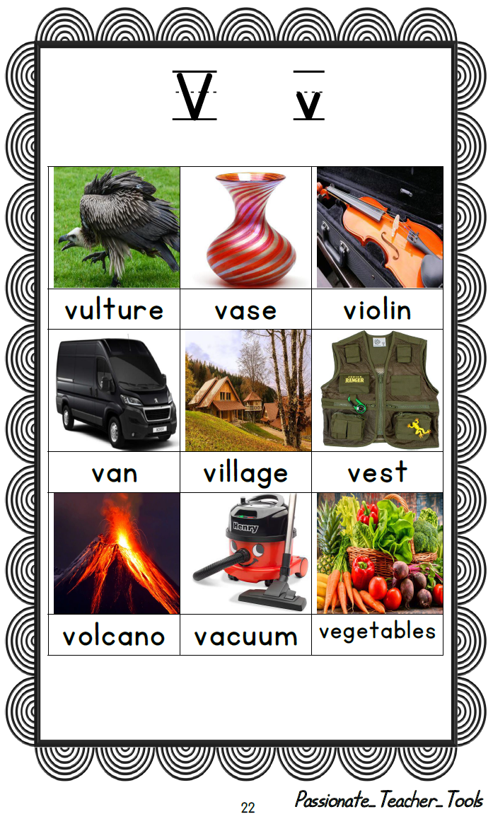 Passionate Teacher Tools: My First Words Chart (26 pages)