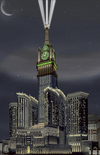 Rafeon-Blog-: Melihat Proses Pembangunan Menara Jam Terbesar di Mekkah