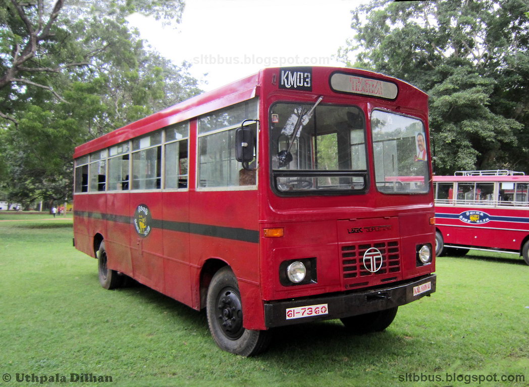 SLTB buses - ශ්‍රී ලංගම බස්: Latec TATA LP 1210/52 bus from SLTB ...