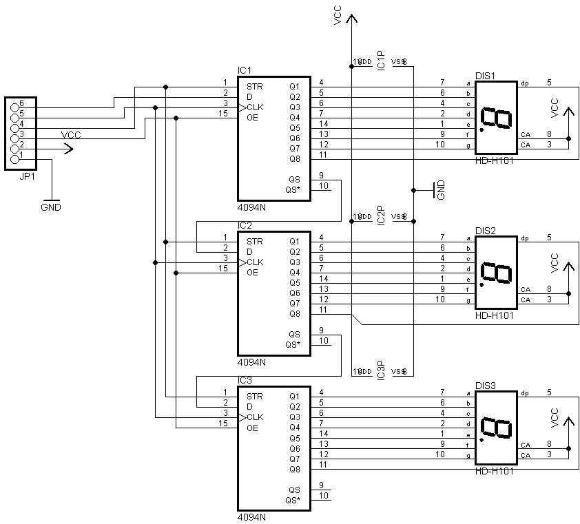 .: Nodemcu esp8266 Monitor Suhu LM35 Interface 7Segment IC 4094