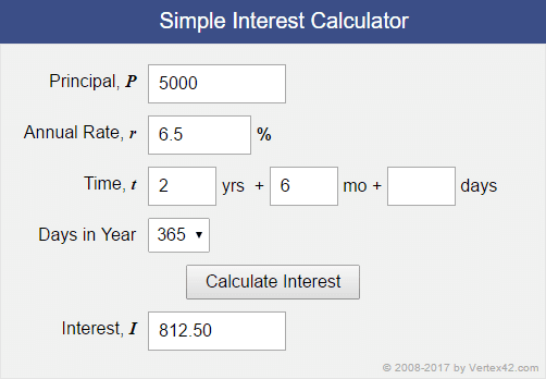 Simple Interest Payment Calculator ~ Medical Resume